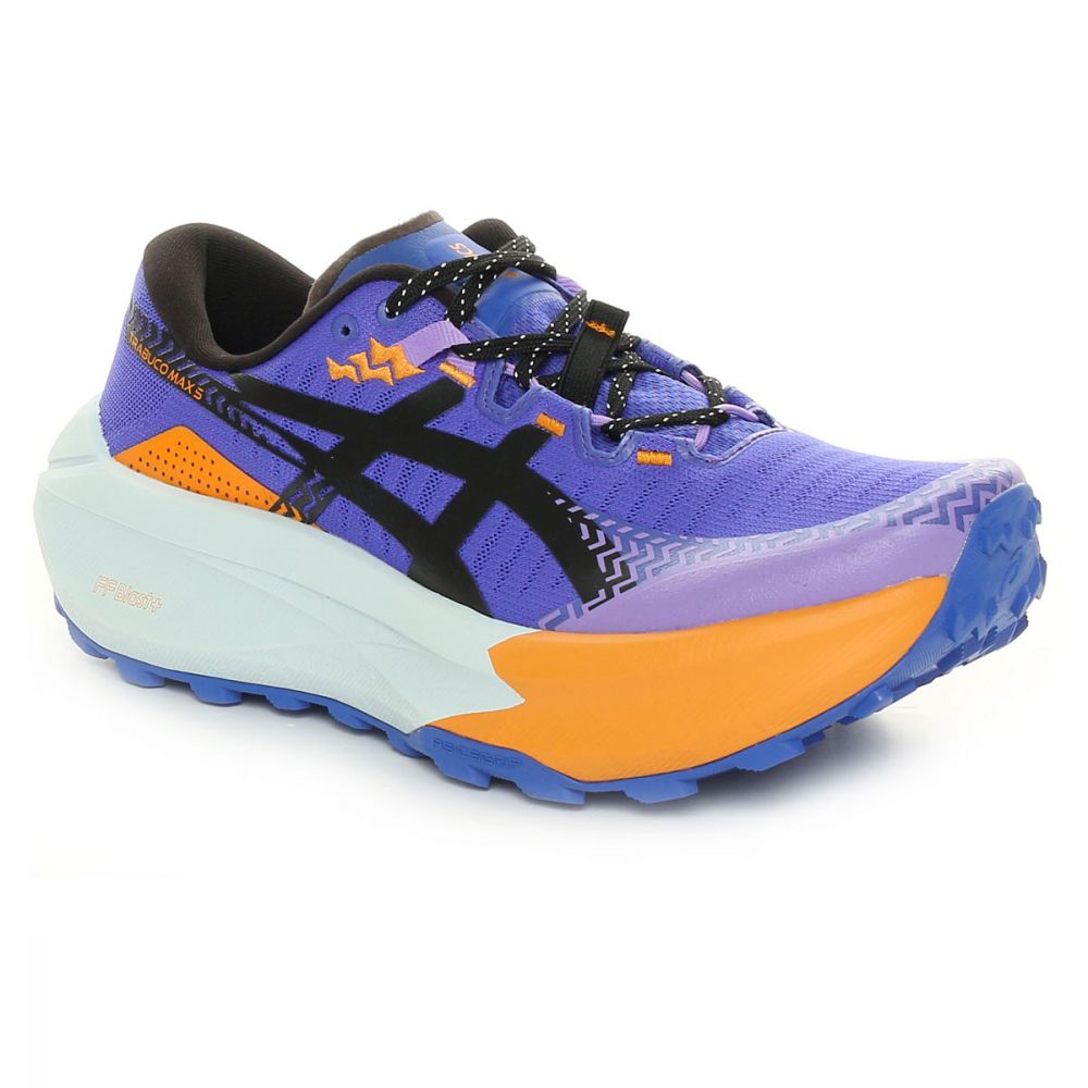 Scarpa da Trail Running Uomo Asics Trabuco Max 5 Blu Cobalto Nero